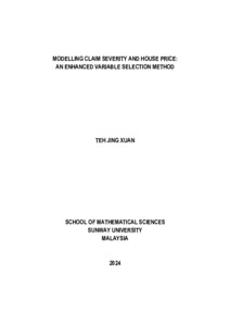 Modelling claim severity and house price: an enhanced variable selection method - Sunway ...